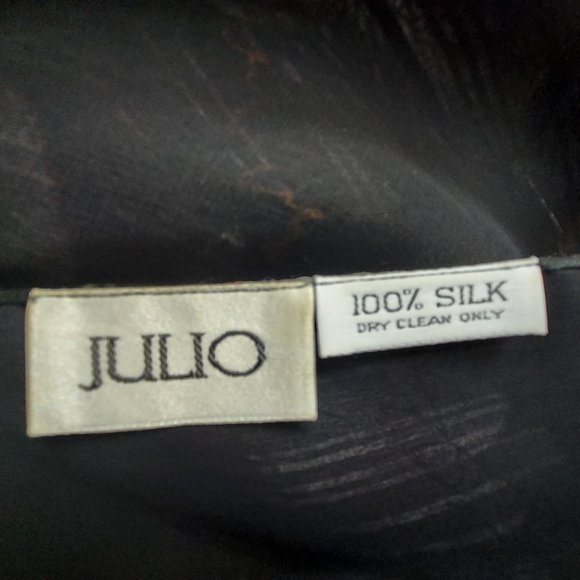 JULIO | Tops | 7s Designer Julio Evening Blouse Top 00 Silk R | Poshmark